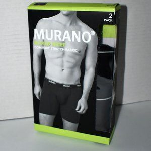 Murano | Underwear & Socks | Murano 2pack Black Solid Microfiber Boxer ...